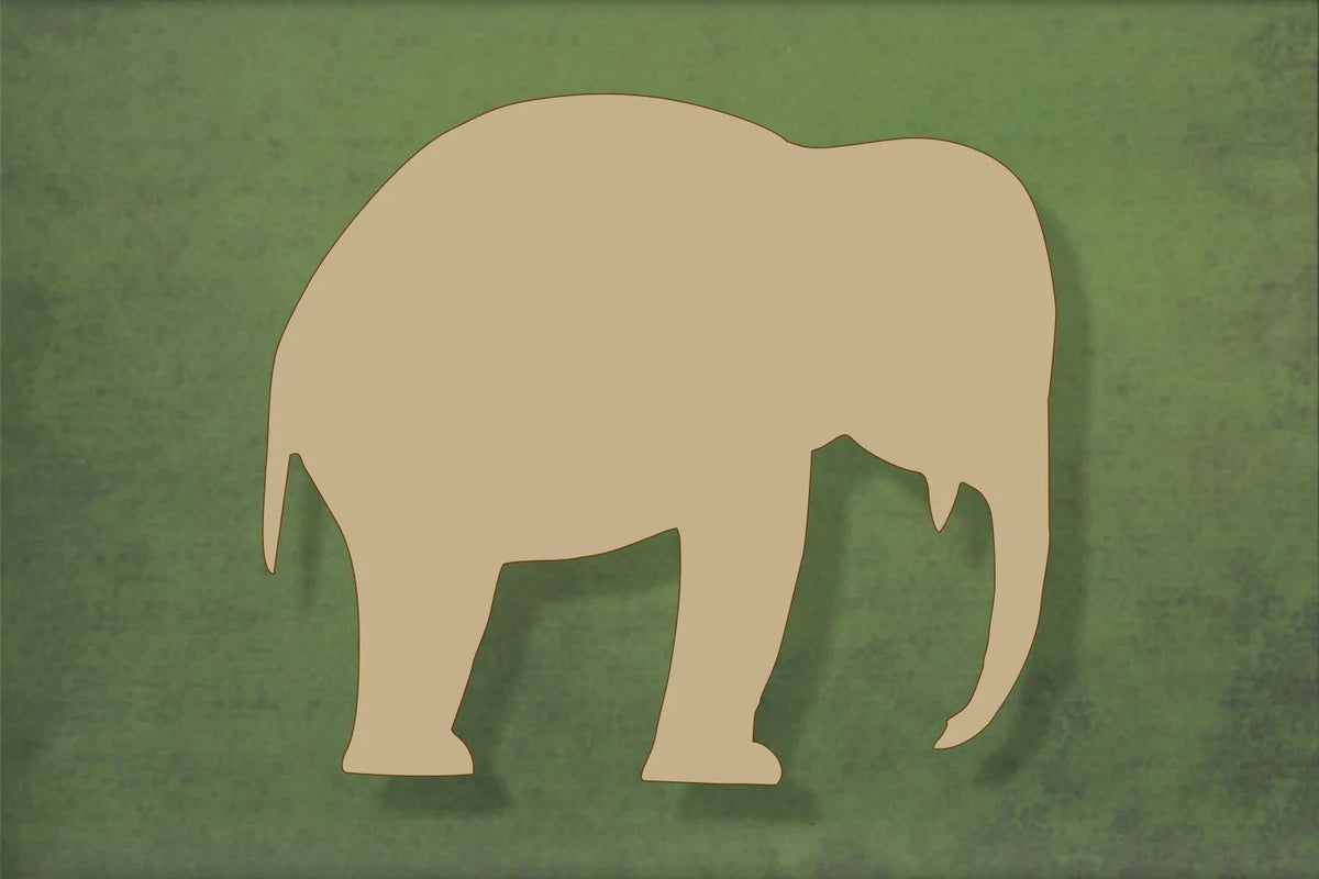 Wooden Elephant 1 shapes and blanks cut out from poplar plywood – Emmc ...