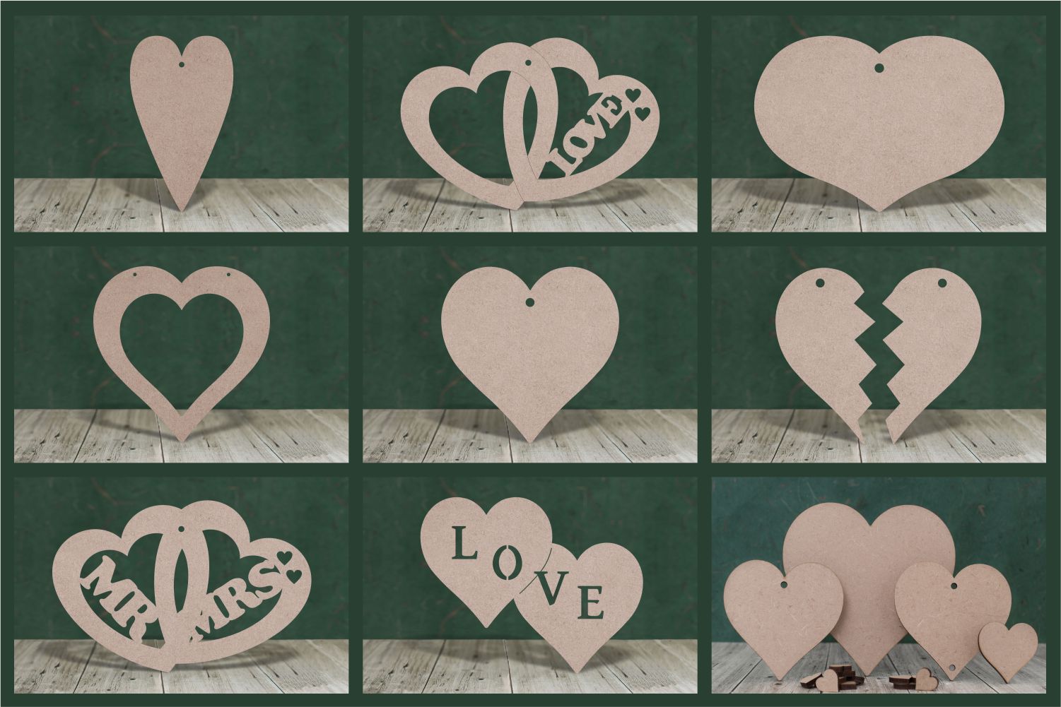Emmc - wooden and mdf craft shapes, blanks and cutouts for crafts ...