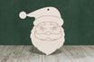 Father Christmas face with etched detail shape - great for craft, cut ...