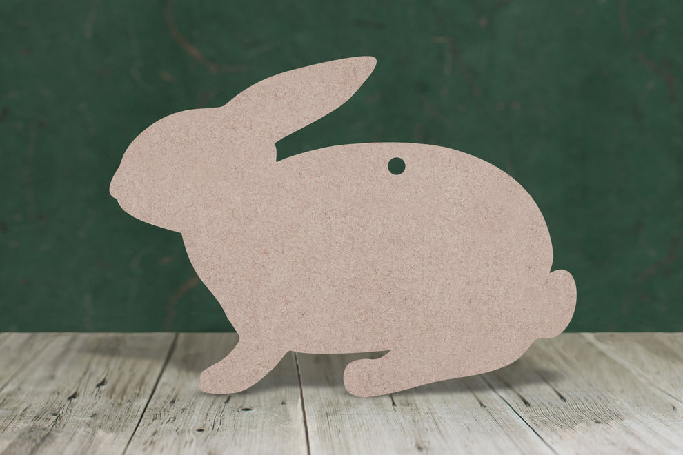 Rabbit Craft Shapes - 3mm thick mdf craft blank