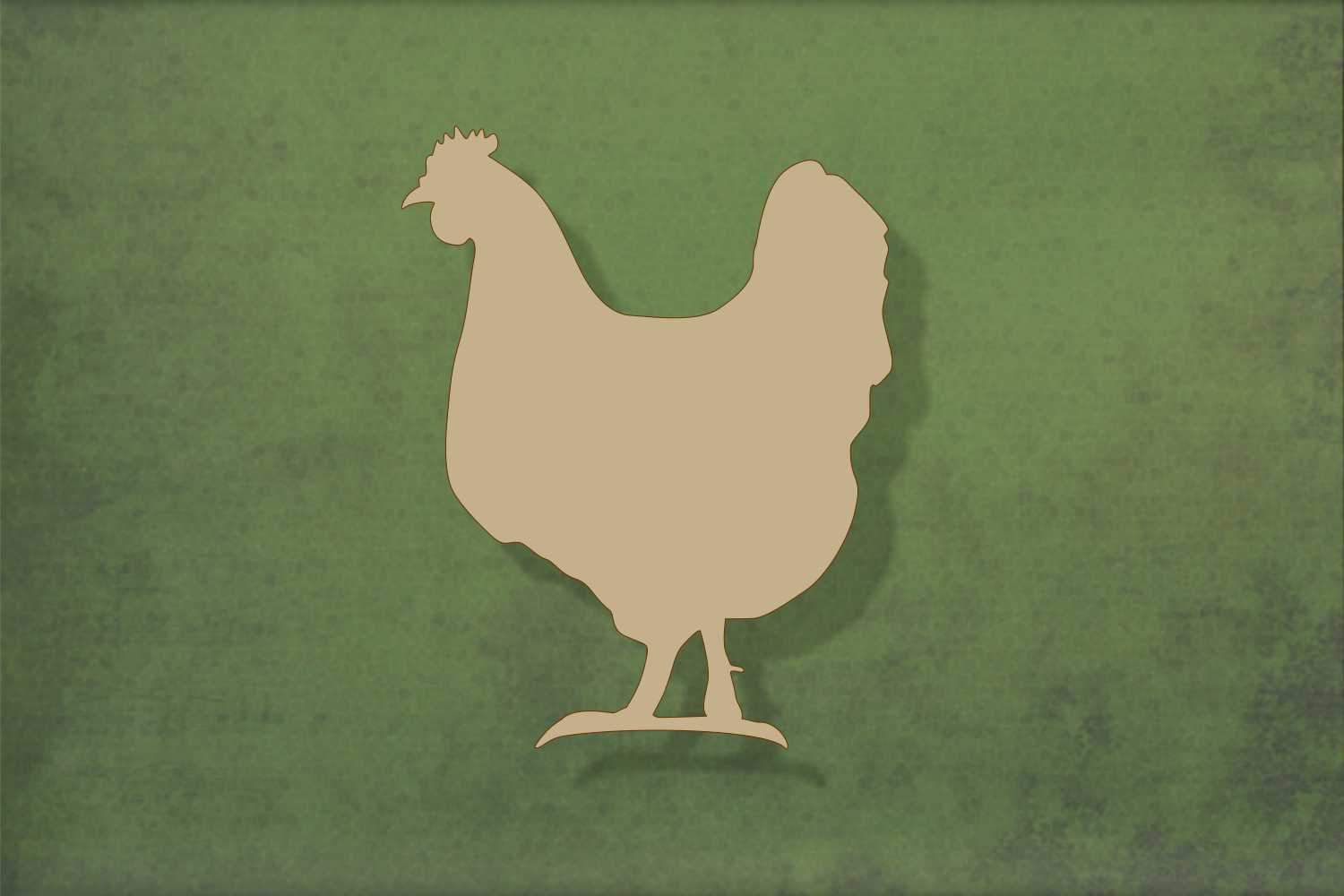 Chicken - wooden craft cut-out - 3mm MDF – Emmc craft Shapes