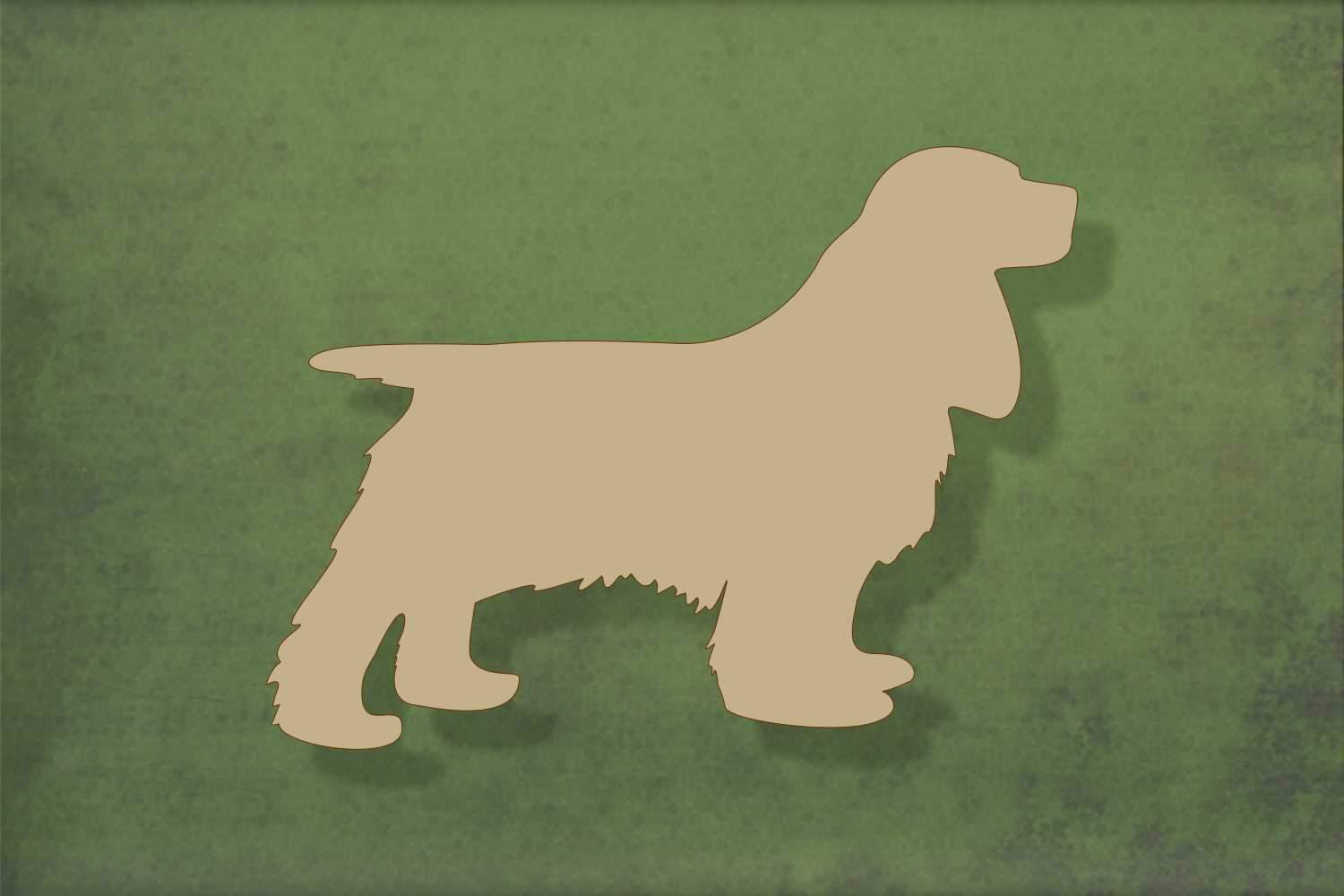 Cocker spaniel wooden craft shape - plywood – Emmc craft Shapes