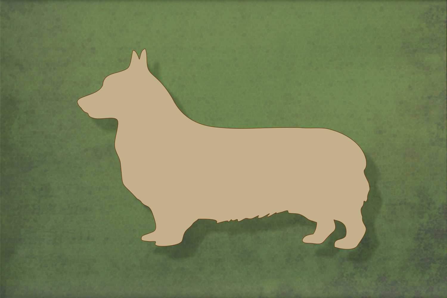 Corgi - wooden craft cut-out - 3mm MDF – Emmc craft Shapes