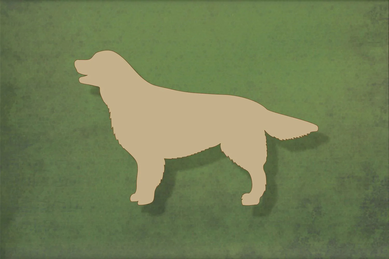 Wooden Golden retriever shapes and blanks cut out from poplar plywood ...