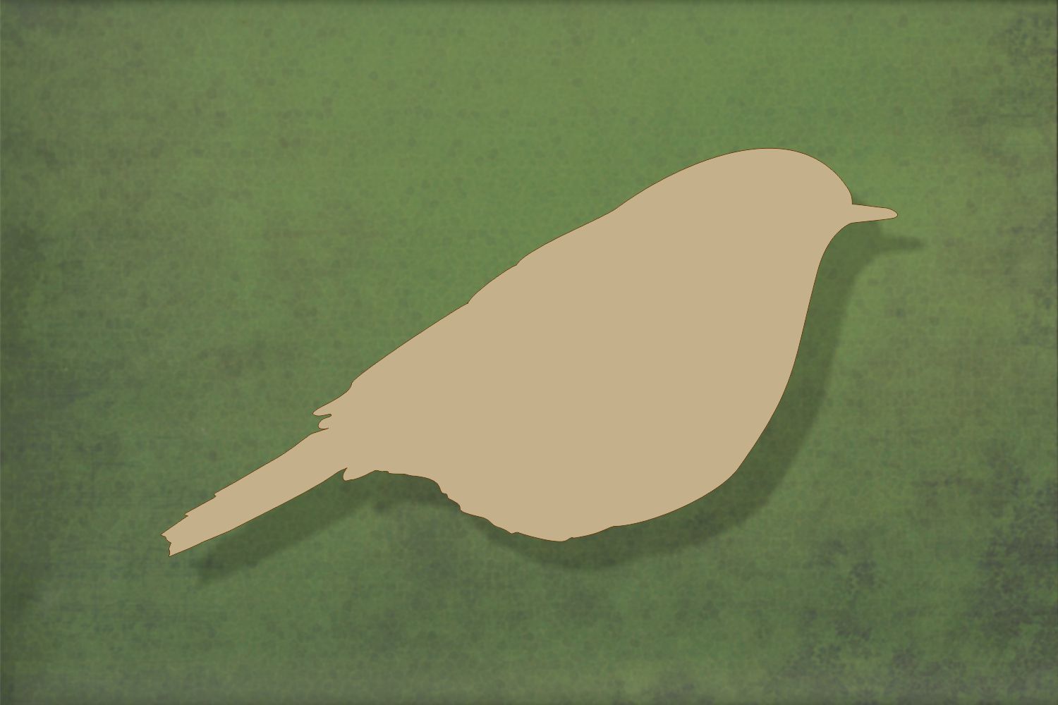 Robin with no legs - wooden craft shape - 2mm MDF – Emmc craft Shapes