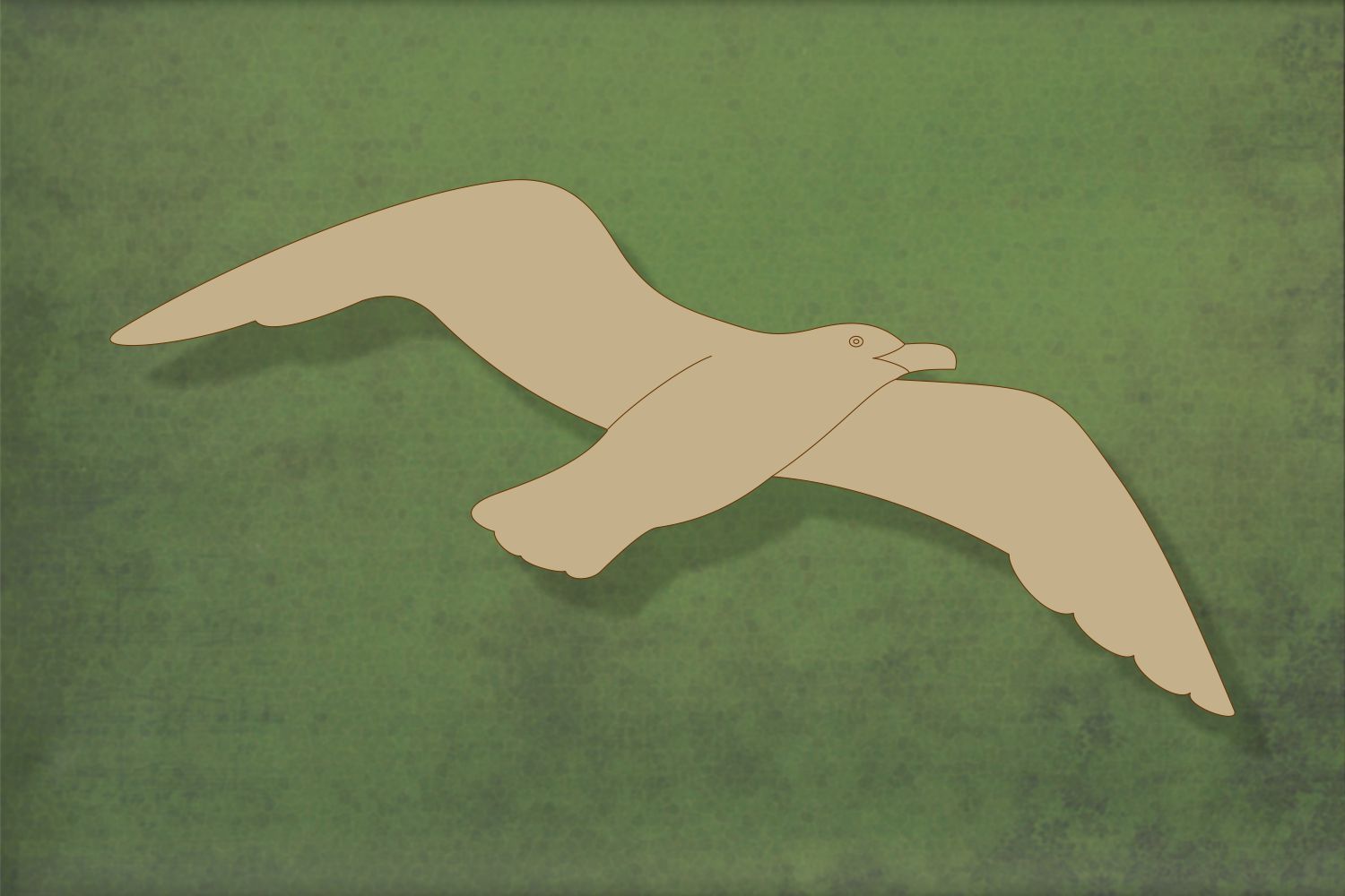 Wooden Seagull flying shapes and blanks, cut out from 3mm MDF – Emmc ...