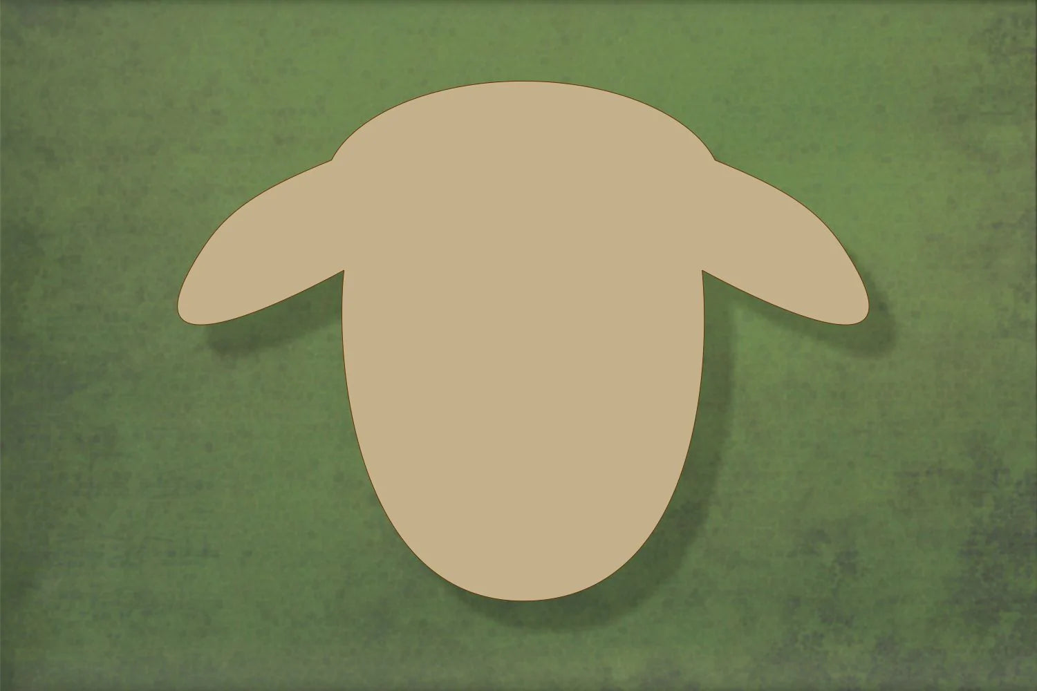 Sheep head wooden craft shape - plywood – Emmc craft Shapes