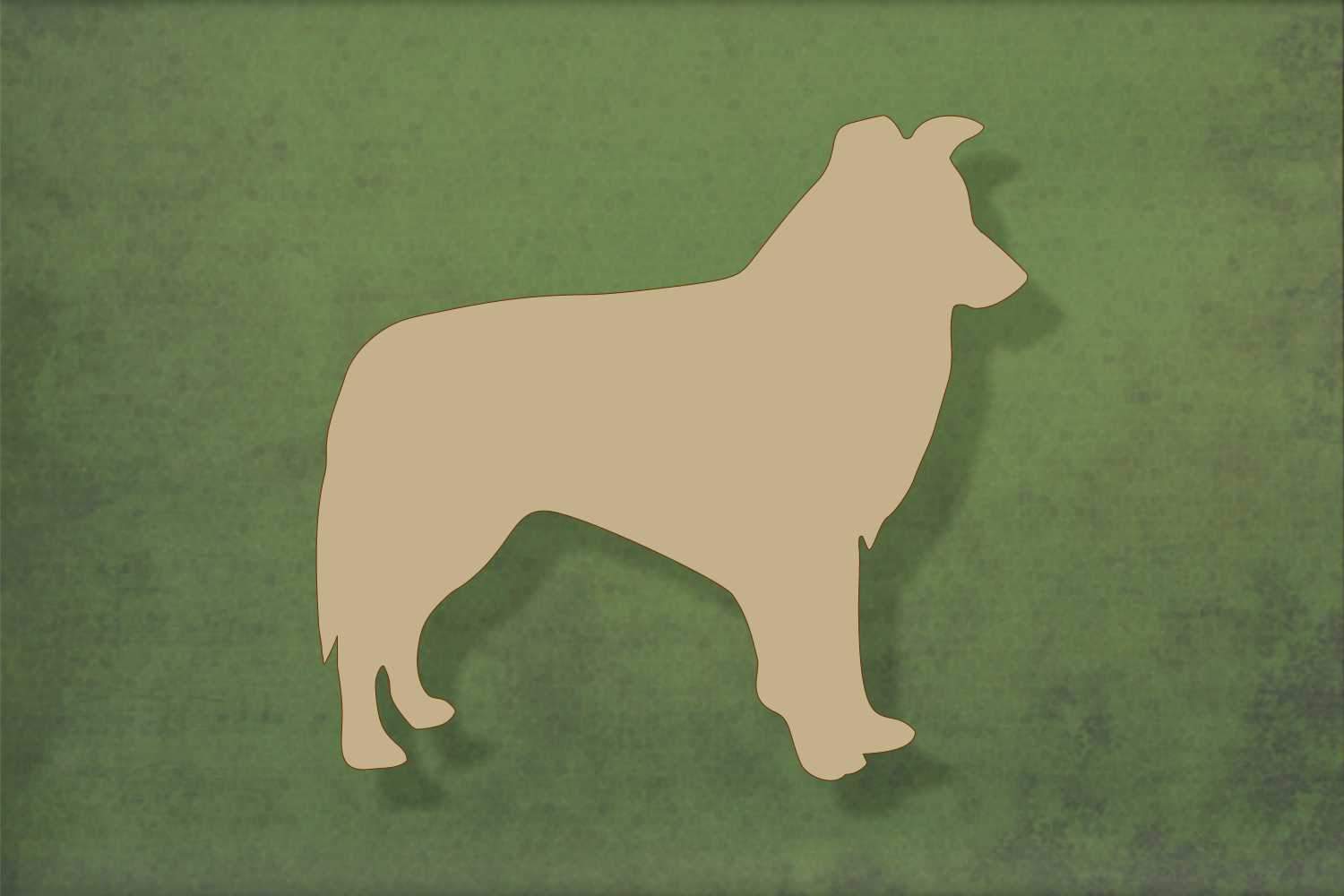 Border collie - wooden craft cut-out - 2mm MDF – Emmc craft Shapes