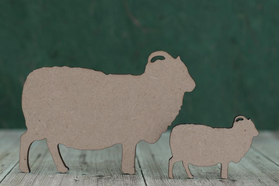MDF Sheep craft blank Scottish shapes for crafts – Emmc craft Shapes