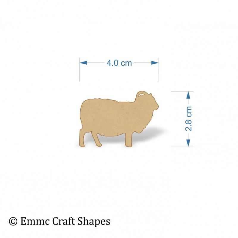 MDF Sheep craft blank Scottish shapes for crafts – Emmc craft Shapes