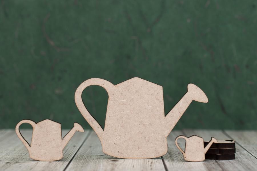 Watering can shape, wooden craft cut out. – Emmc craft Shapes