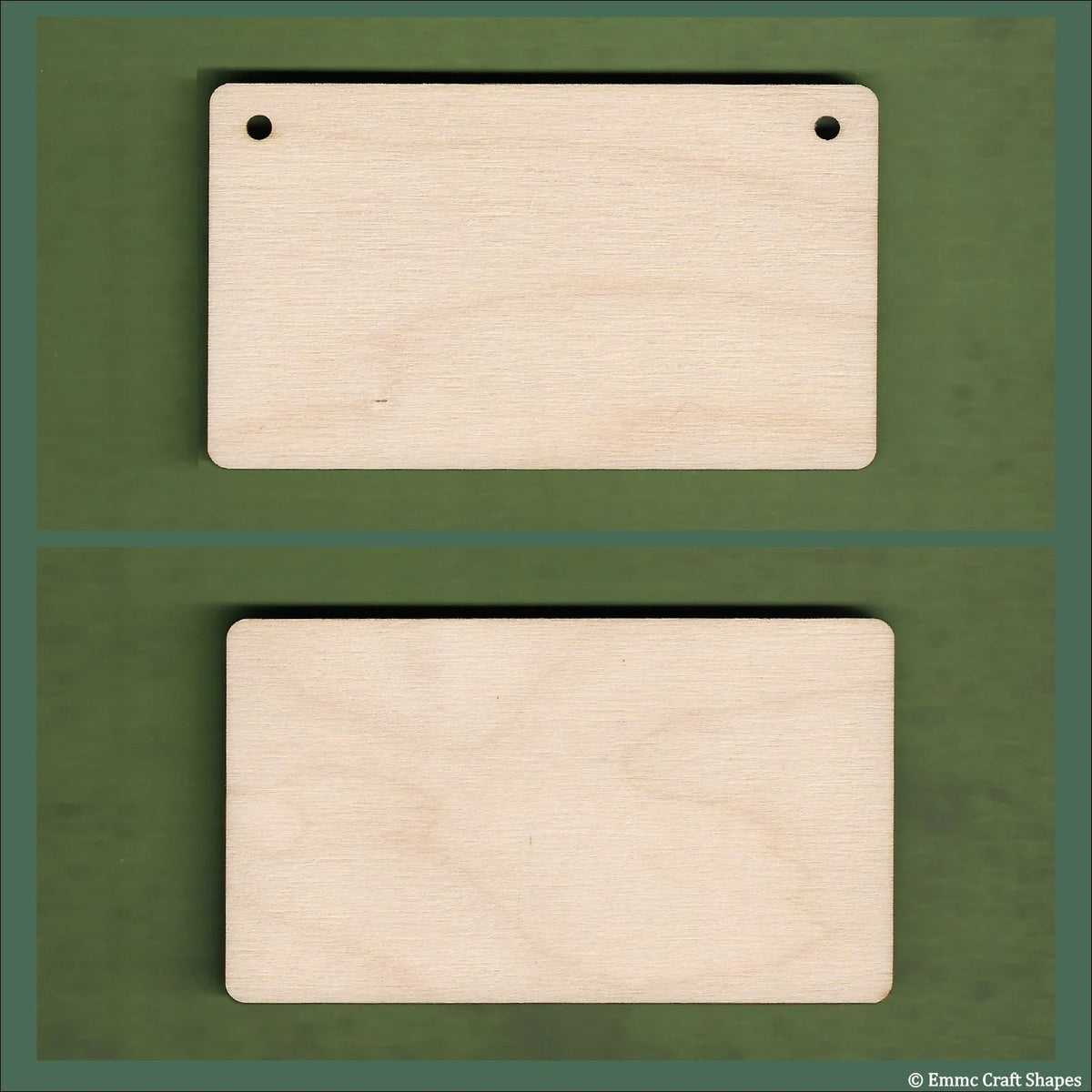 14 cm Wide Blank board plaques with rounded corners - plywood – Emmc ...