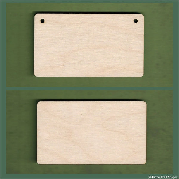 9 cm Wide Blank board plaques with rounded corners - plywood – Emmc ...